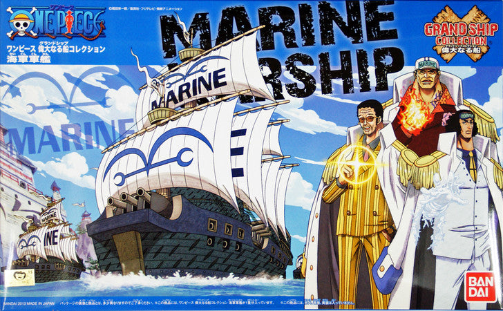 Bandai One Piece Grand Ship Collection 07 Marine WarShip – Needless ...