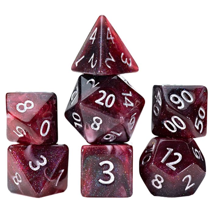 7-Set Cube Aether Dice: Plague – Needless Toys and Collectibles
