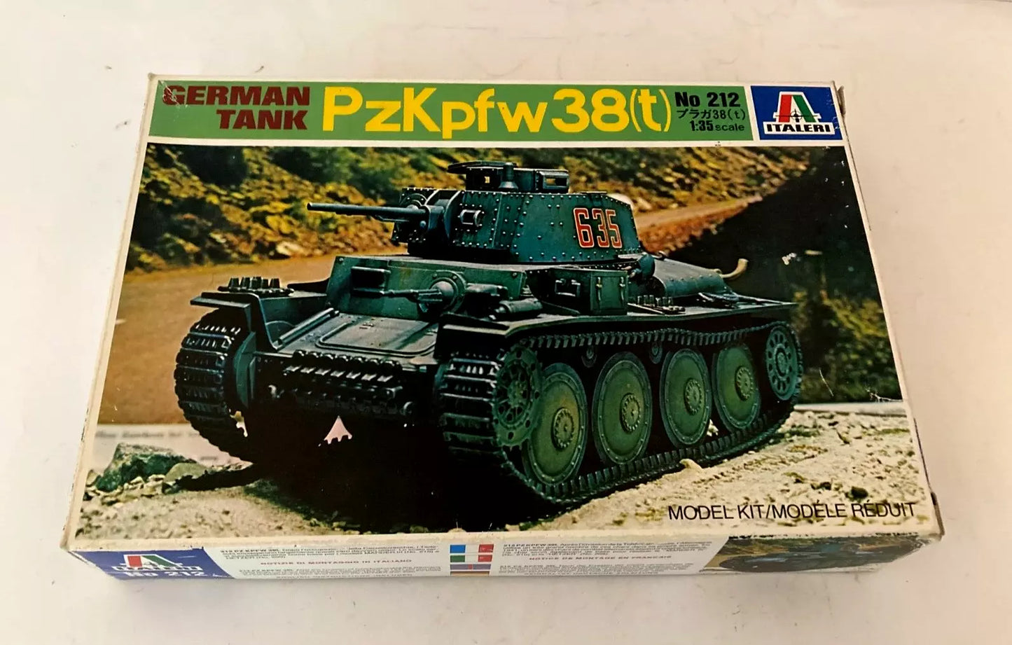 ITALERI 1/35 scale German Tank PZKPFW 38(t) No.212 – Needless Toys and ...